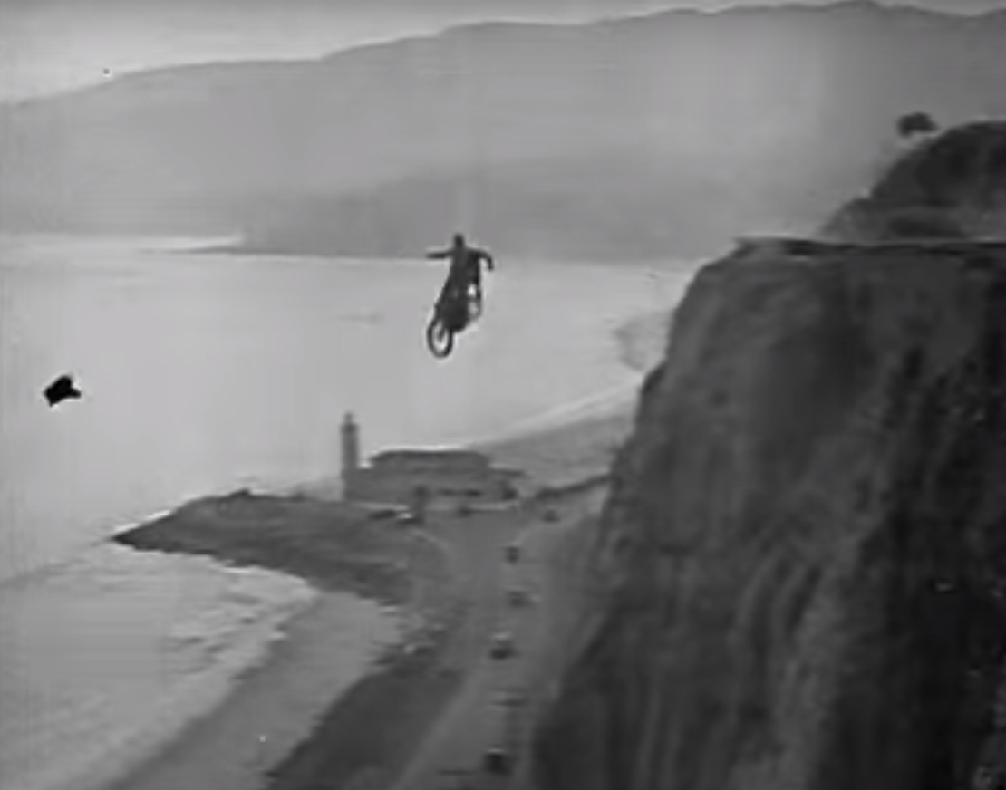 Jump a motorcycle off a cliff? | I JUST WANT 2 RIDE!!